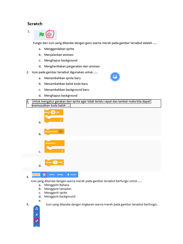 Soal Kelas 8 Scratch | PDF