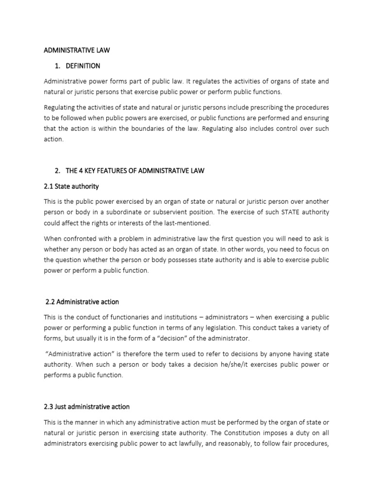 Admin Law | Download Free PDF | Judicial Review | Separation Of Powers