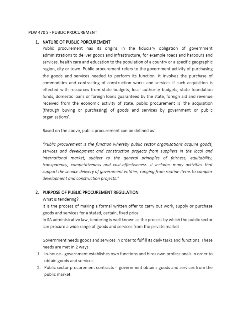 Procurement | PDF | Procurement | Business