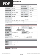 General Mathematics Formula Sheet | PDF