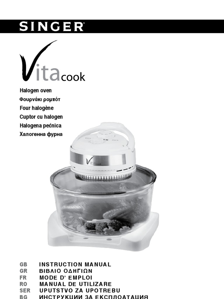 Halogen Oven Instruction Manual | PDF
