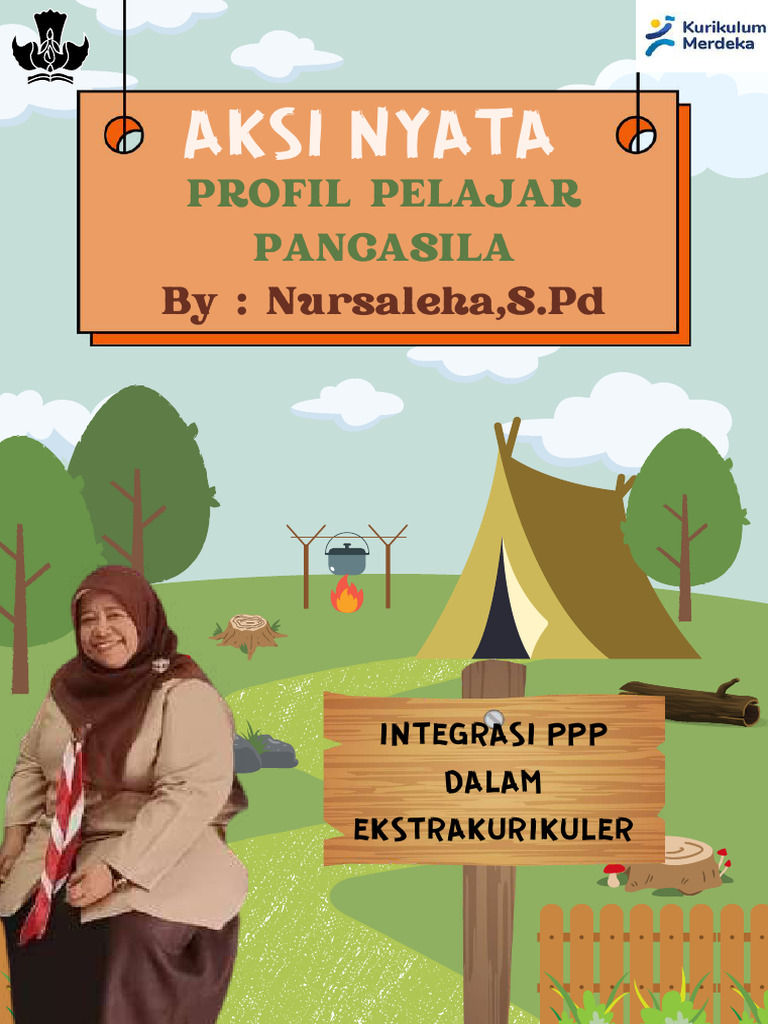 Coklat Hijau Ilustrasi Cover Laporan Kegiatan Pramuka (1) - Compressed ...