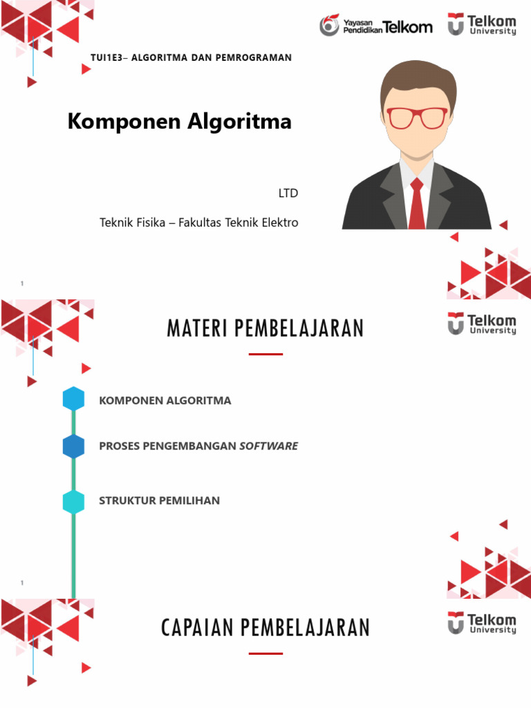 Bab 3 Komponen Algoritma | PDF | Computer Programming | Computing Bab 3 Komponen Algoritma | PDF | Computer Programming | Computing