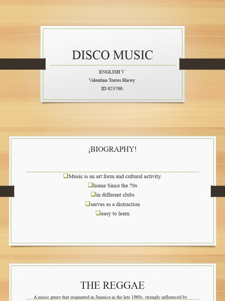 Activity 1 - Disco Music | PDF