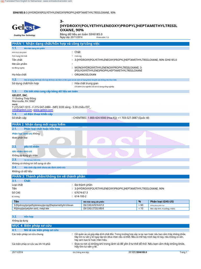 MSDS Lucrop SWEP | PDF