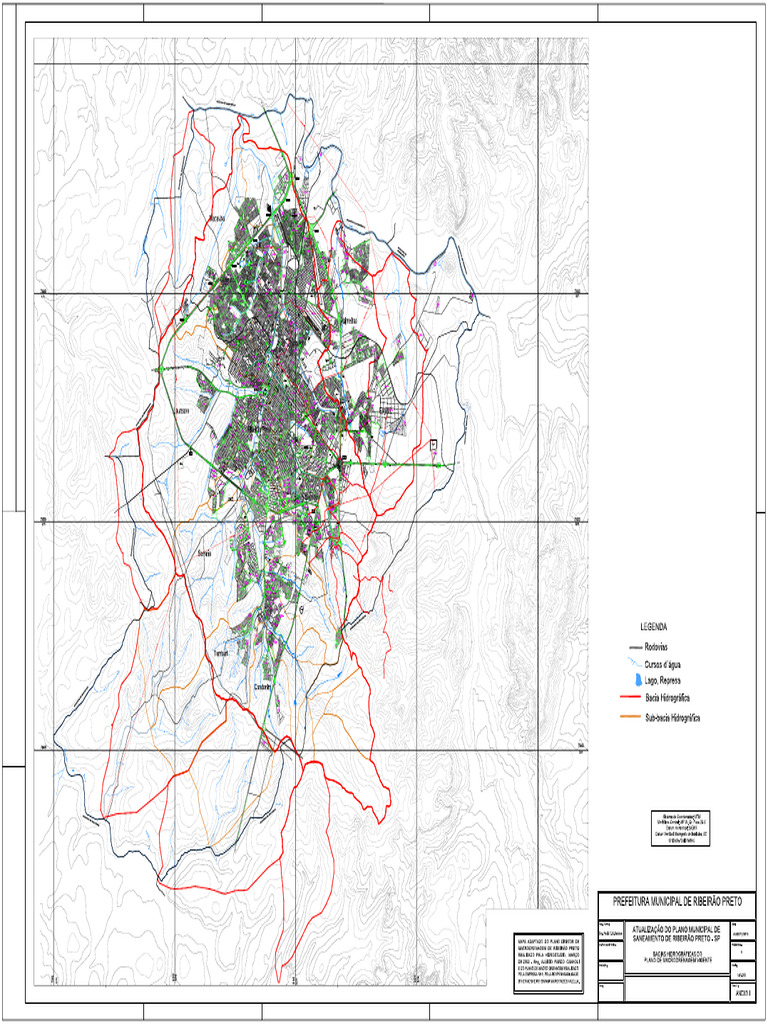 Mapa Bacias Hidrográficas - RP - Paulo Barbosa | PDF