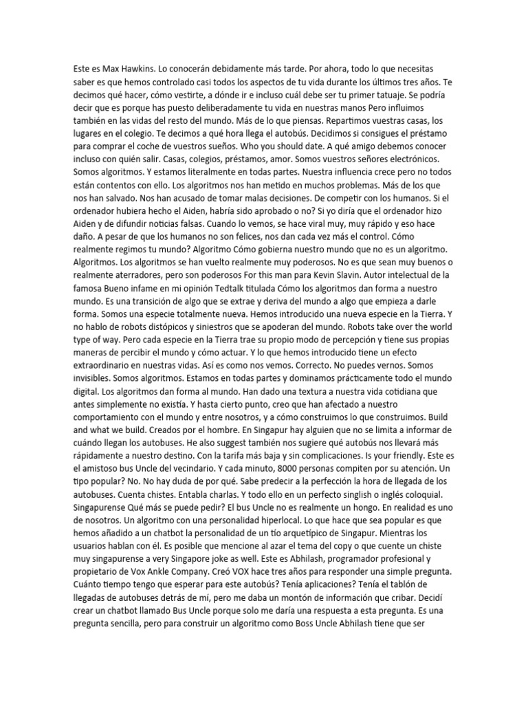 Este Es Max Hawkins | PDF | Policía | Facebook