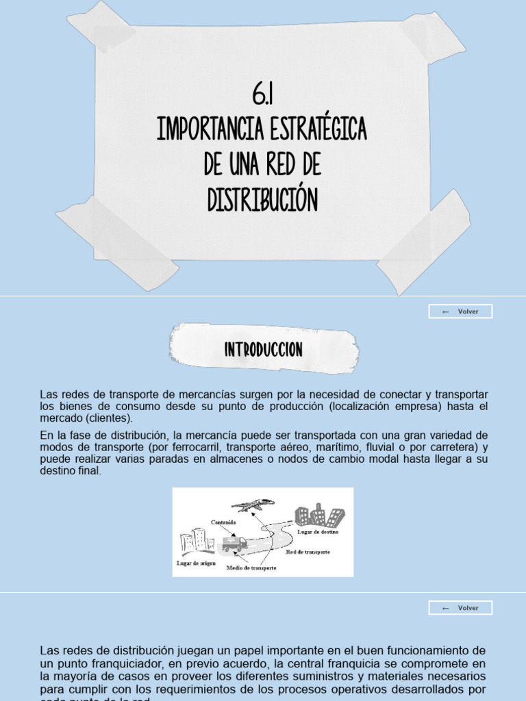 Tema 6 - Configuracion de La Red de Distribucion | PDF | Cadena de ...