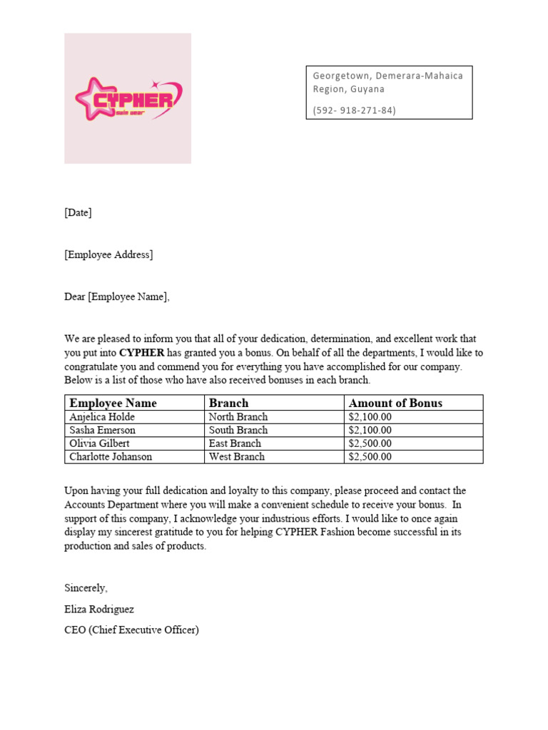 Letter for It Sba Mail Merge | PDF