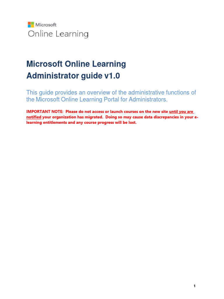 E-Learning Administrator Guide | PDF | Educational Technology | Learning