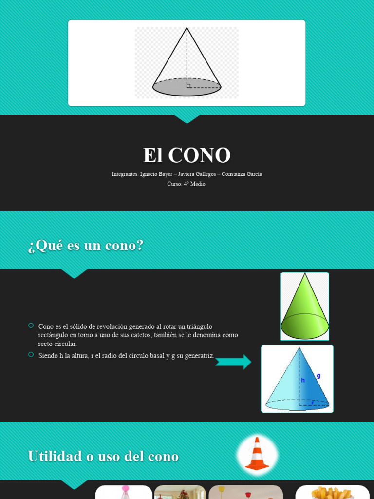 Definición y Cálculo del Cono | PDF