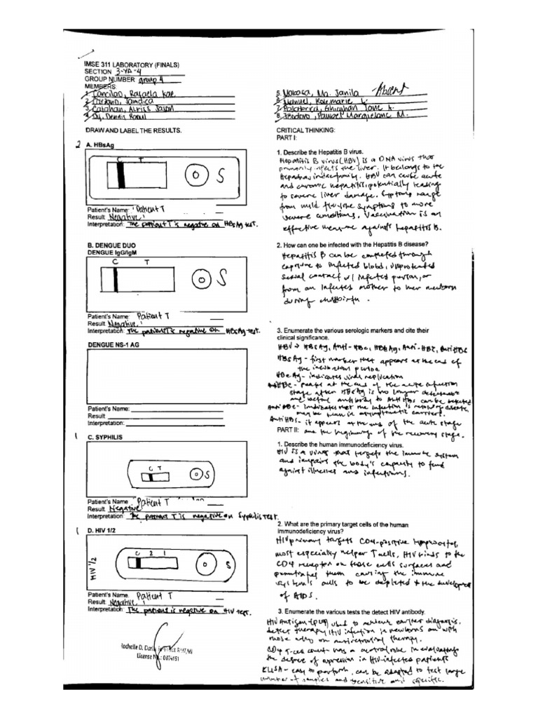 Imse 311 Laboratory (Finals) | PDF