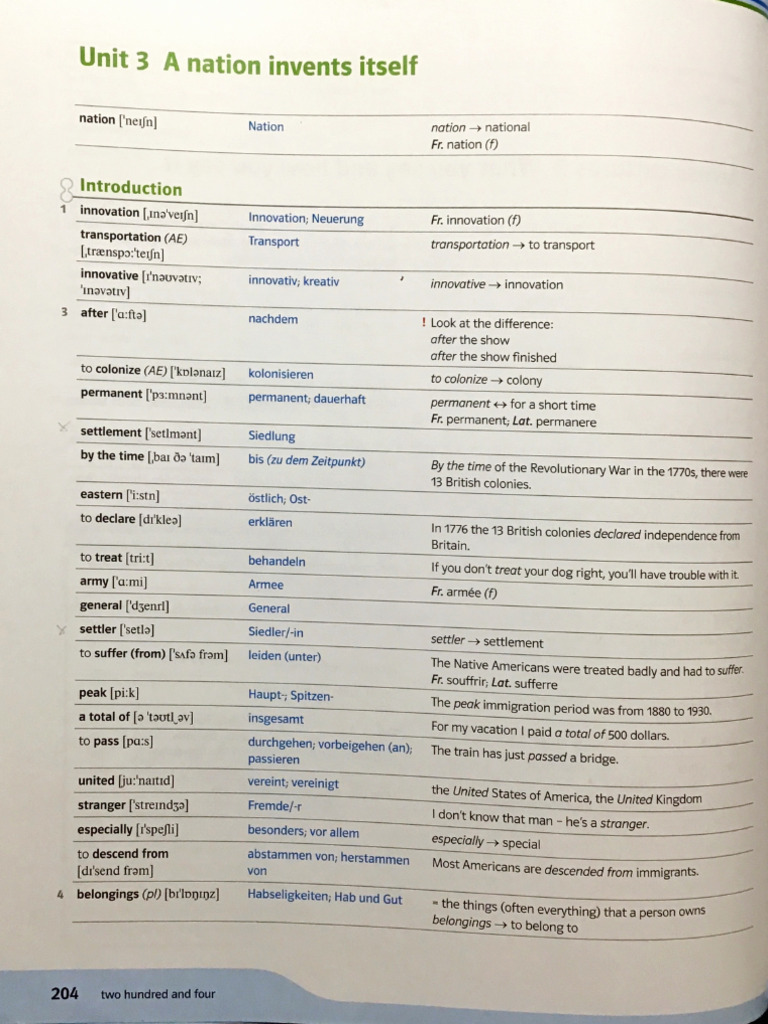 Vocabulary Pp. 204-205 | PDF