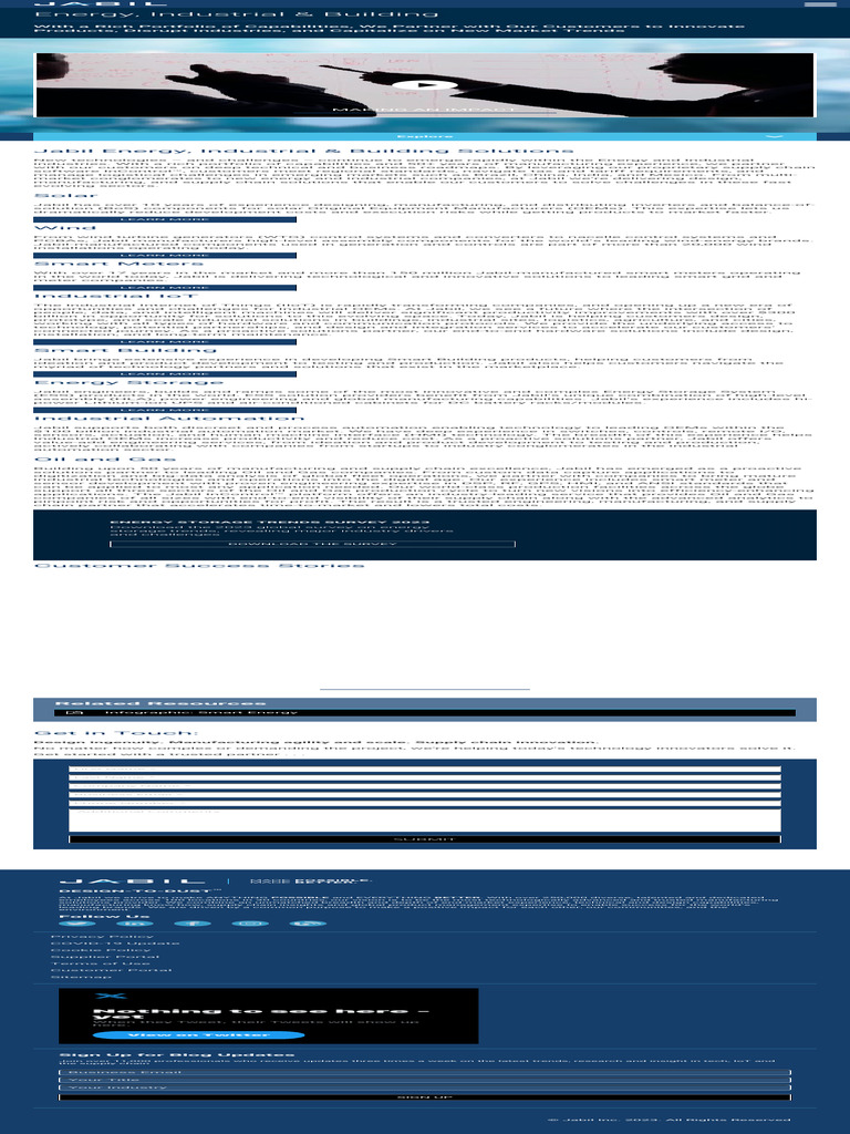 Energy, Industrial & Building Jabil | PDF | Automation | Building ...