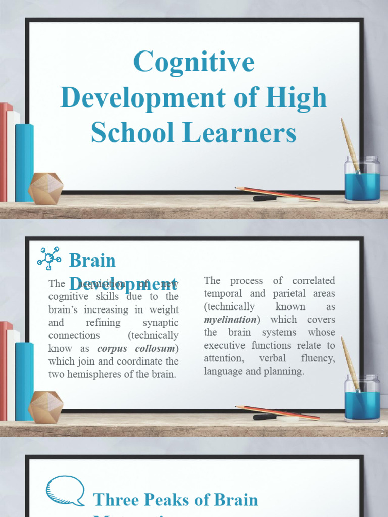 Cognitive Development in High Schoolers | PDF | Adolescence | Cognition