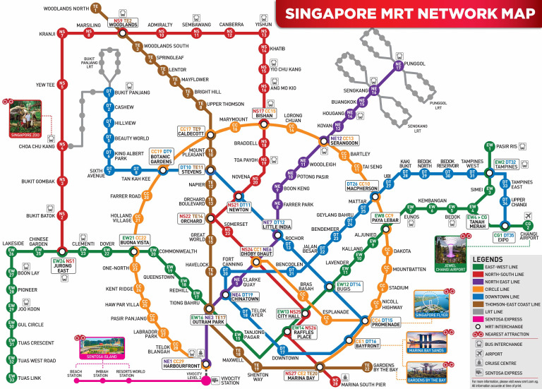 Online MRT Network Map 2023 | PDF
