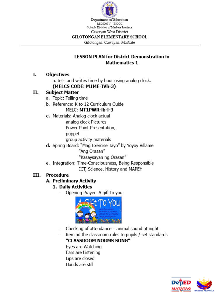 Telling Time g1 | PDF | Clock | Educational Technology