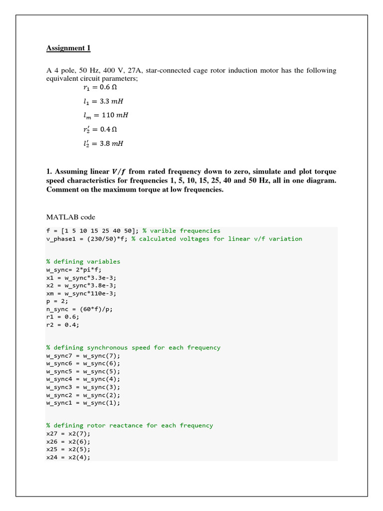 EE4043 Assignmentt1 | PDF | Electrical Impedance | Electrical Engineering