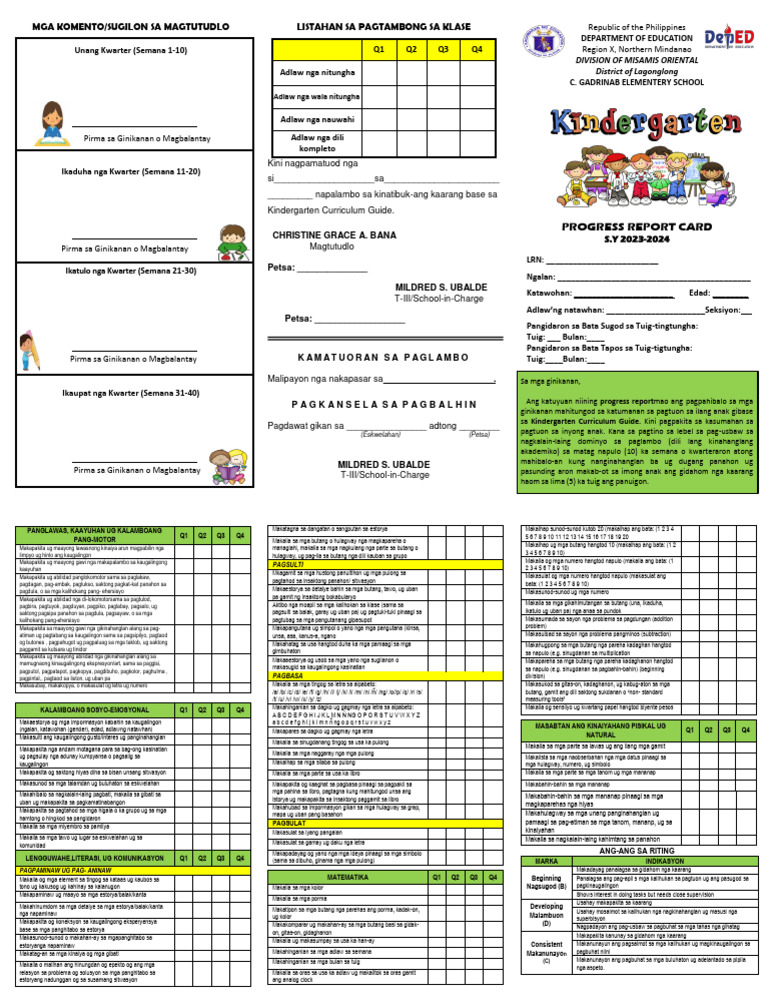 Progress-Report-S.Y.-2022-2023 Dothy | PDF