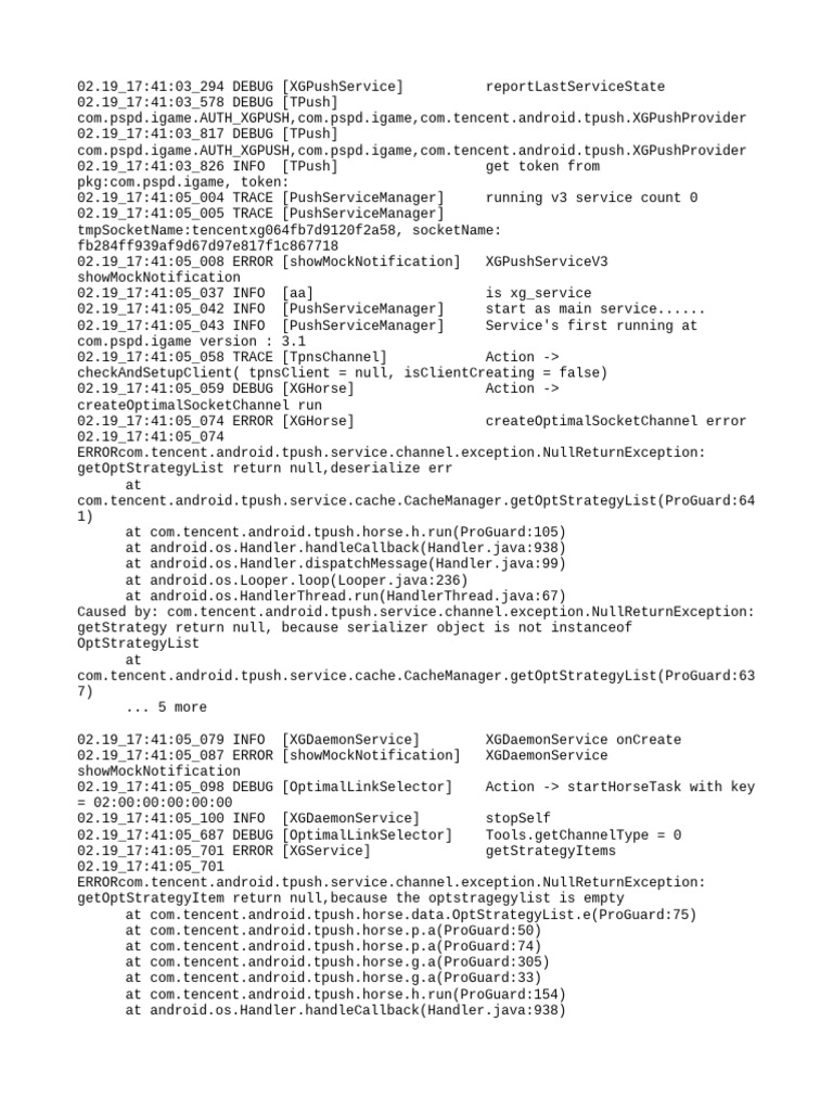 Log-20240219 1741 1 | PDF | Thread (Computing) | Computing Platforms