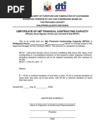 Computation of Net Financial Contracting Capacity (NFCC) | PDF