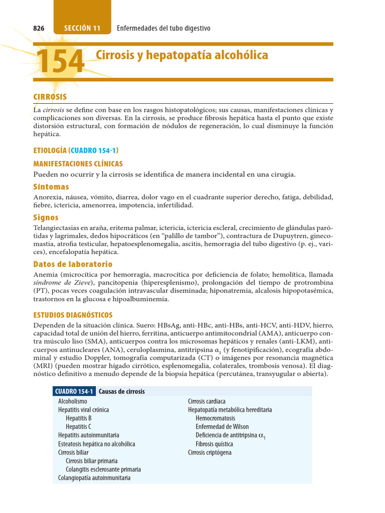 Cirrosis: Causas, Síntomas y Tratamiento | PDF | Cirrosis | Hepatitis
