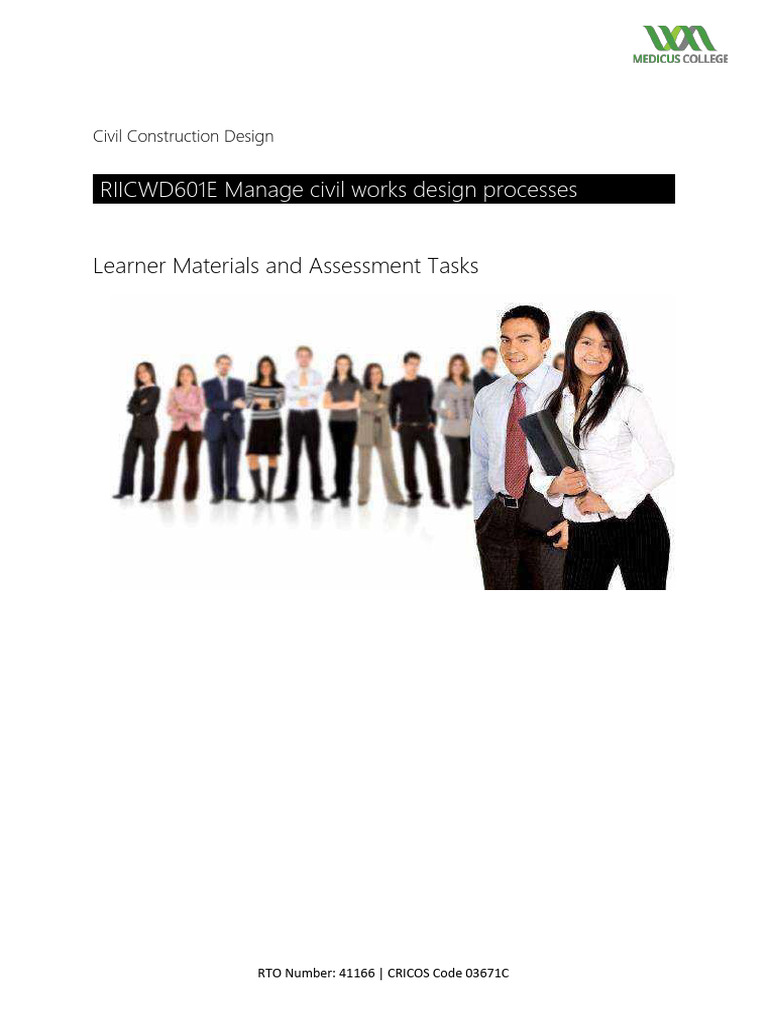 RIICWD601E Assessment Task 1 | PDF | Project Management | Civil Engineering