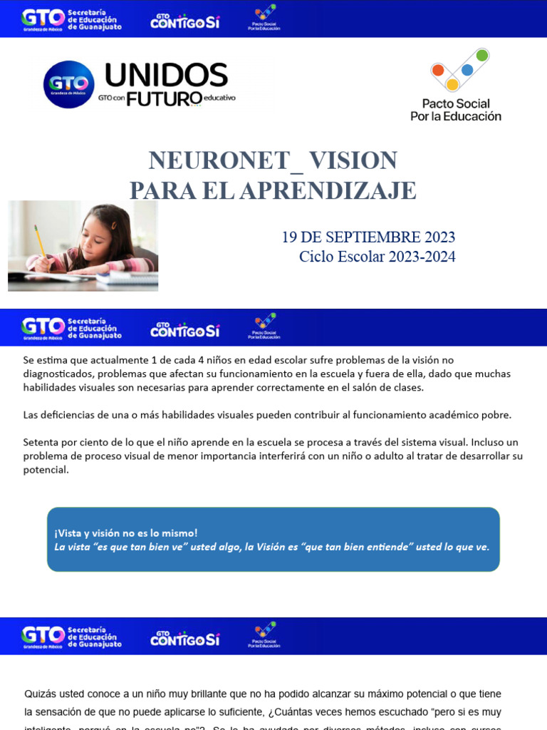 Neuronet - Vision para El Aprendizaje | PDF