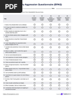 Panas Questionnaire Scale Positve Negative Affect | PDF | Emotions ...