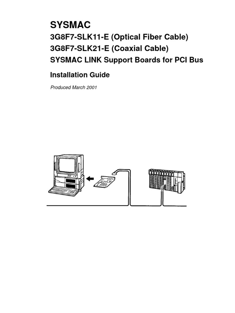 3G8F7-SLK11-E3G8F7-SLK21-E SYSMAC LINK Support Boards For PCI Bus ...