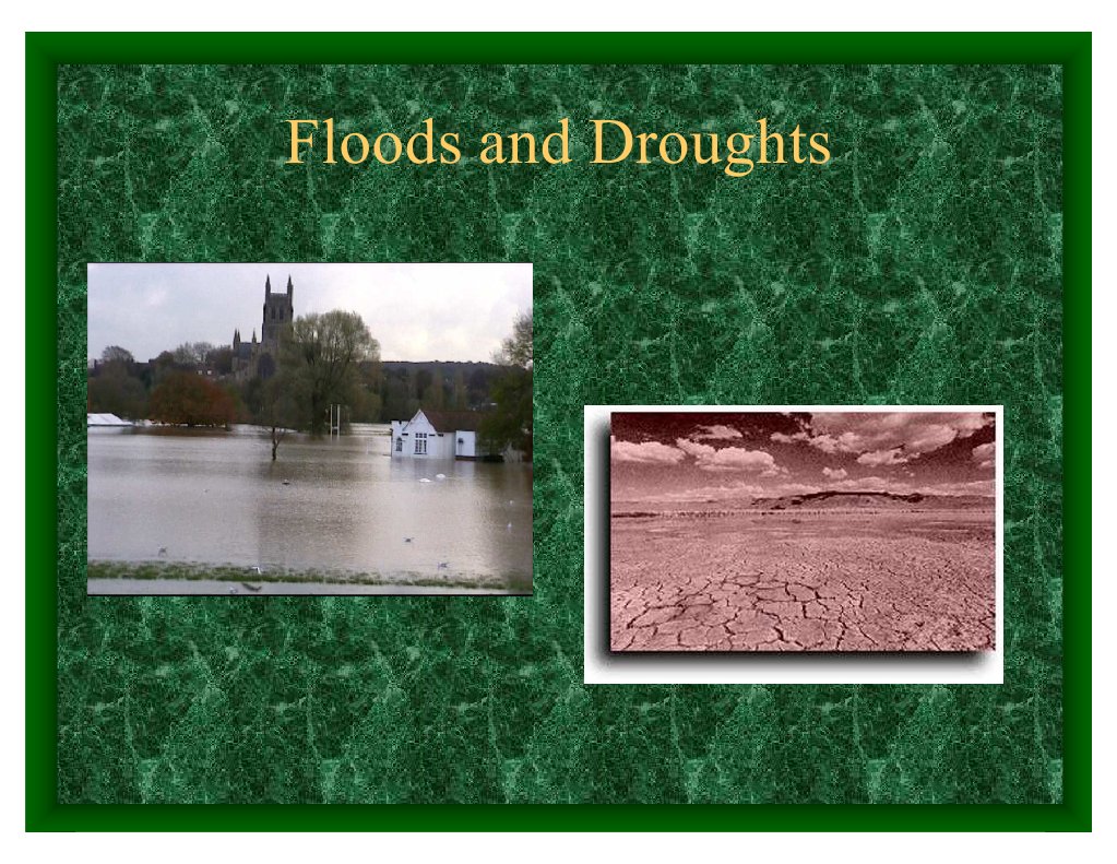 Drought and Flood | PDF