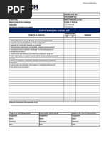 Material Delivery Inspection Checklist | PDF | Warehouse ...