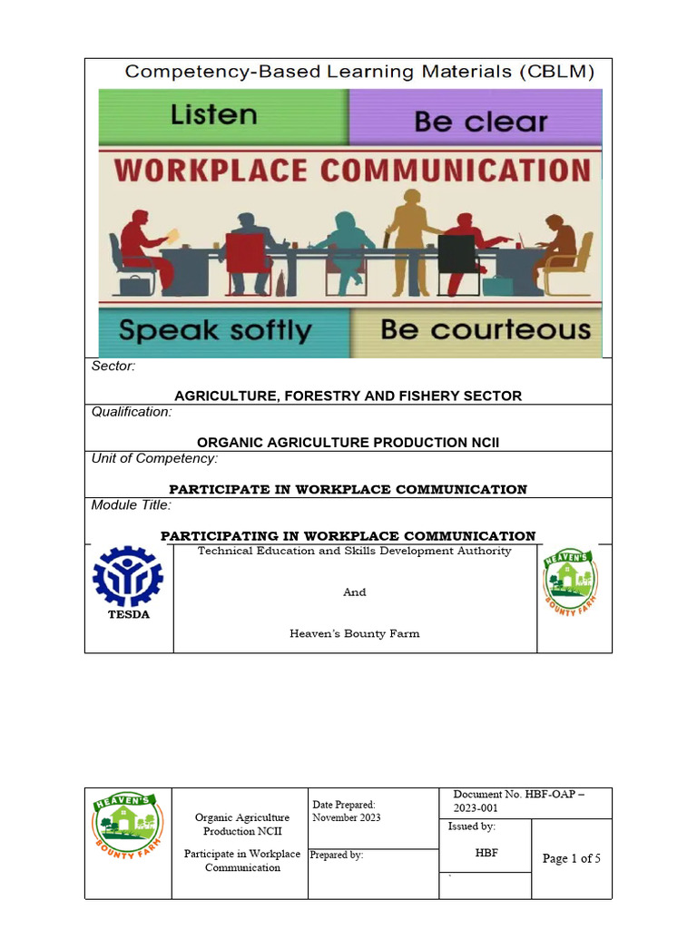 Basic 1 HBF | PDF | Information | Communication