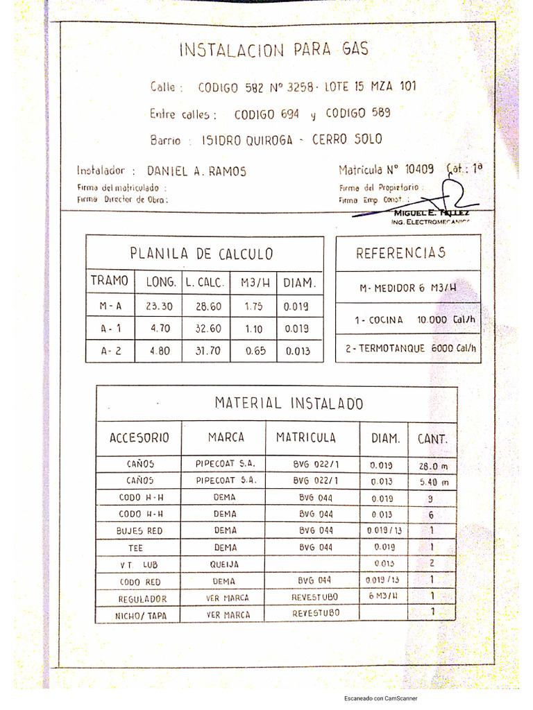 Plano de Gas Natural | PDF