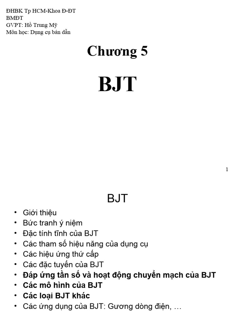 DCBD-CH05-BJT-P3 - 91 Slides | PDF