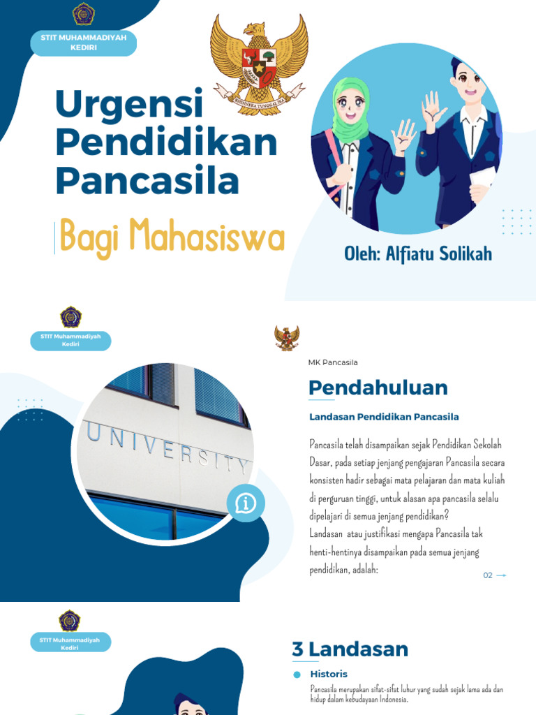 Urgensi Pendidikan Pancasila Di Perguruan Tinggi | PDF