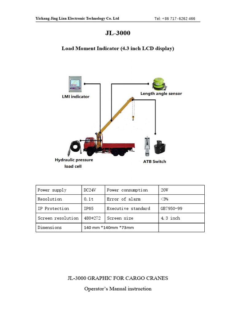 4.3inch boom truck manual instruction | PDF | Electronics ...