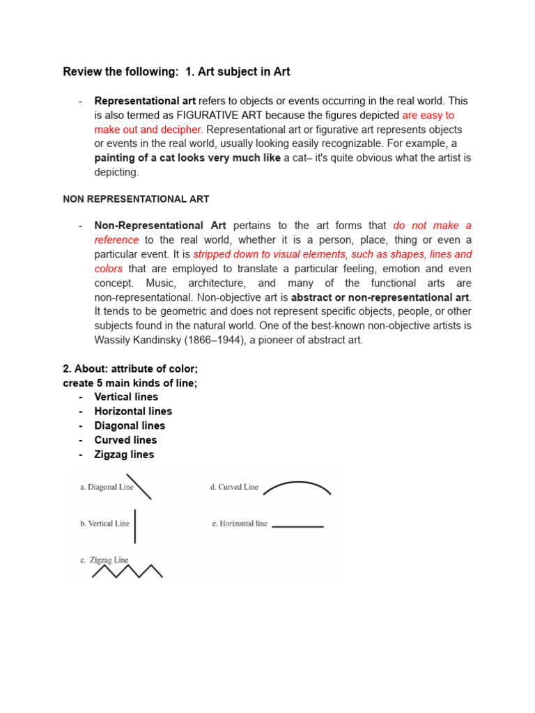 Reviewer in Art Appreciation | PDF | Abstract Art | Still Life