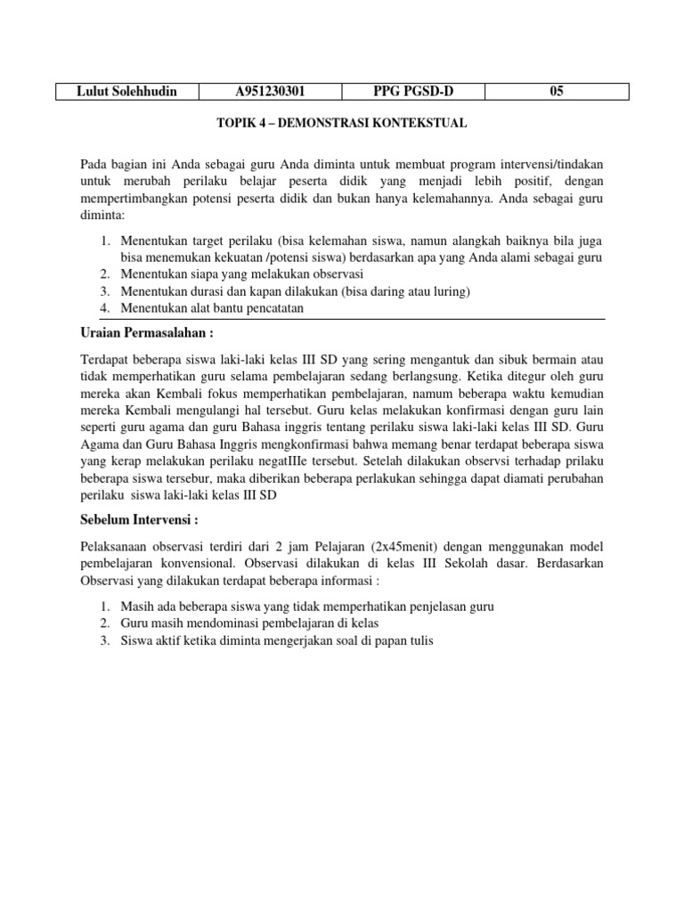 02.01.3-T4-5 Demonstrasi Kontekstual | PDF