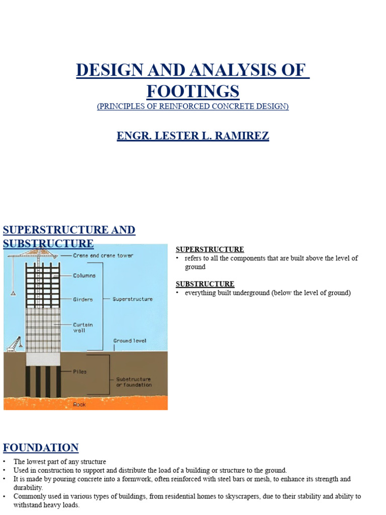 Footing | PDF | Deep Foundation | Foundation (Engineering)