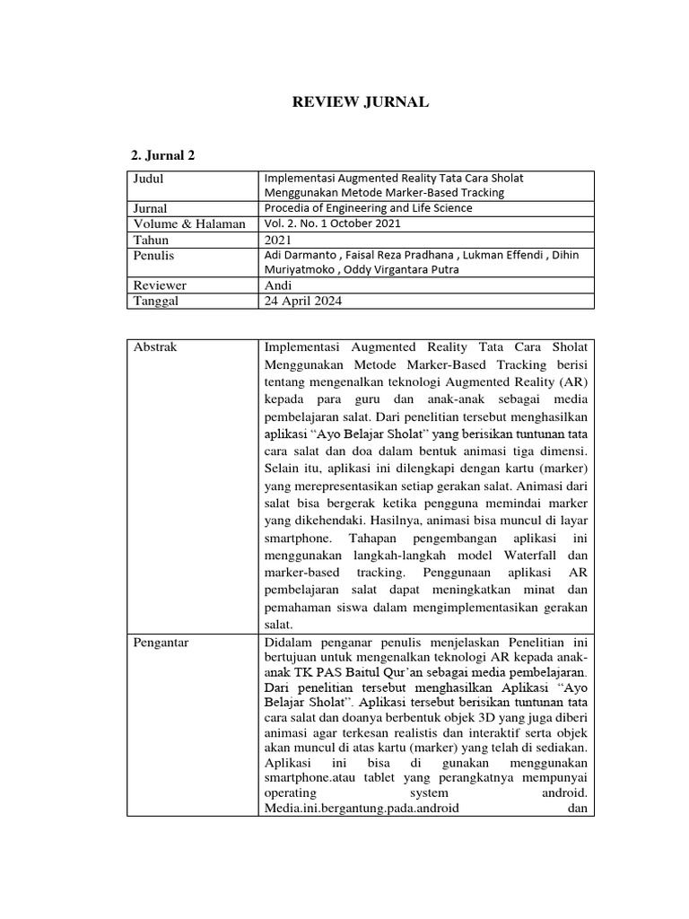 Review Jurnal 2 | PDF