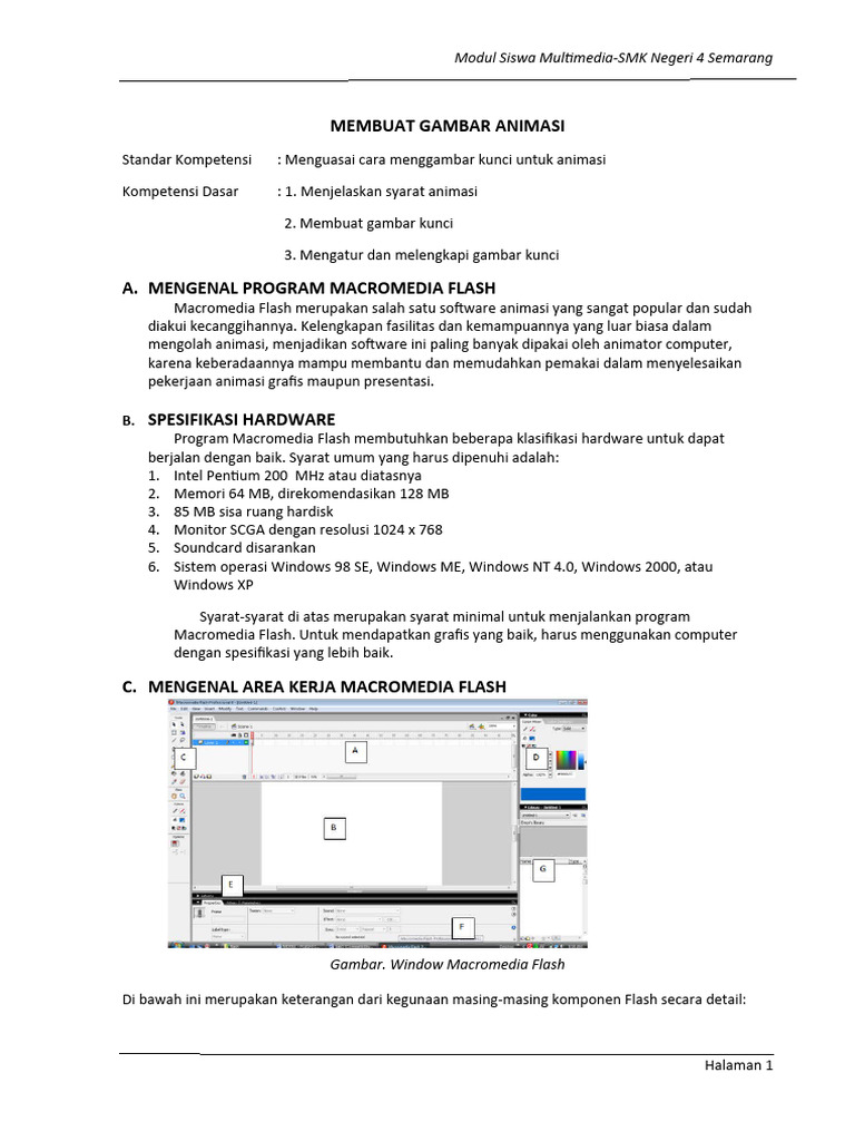 Membuat Gambar Animasi | PDF