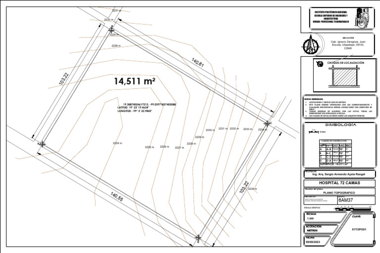 PLANO TOPOGRAFICO-Model | PDF