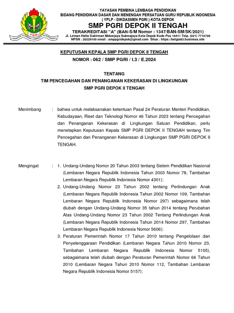 SK TPPK SMP | PDF | Karier & Perkembangan | Ilmu Sosial
