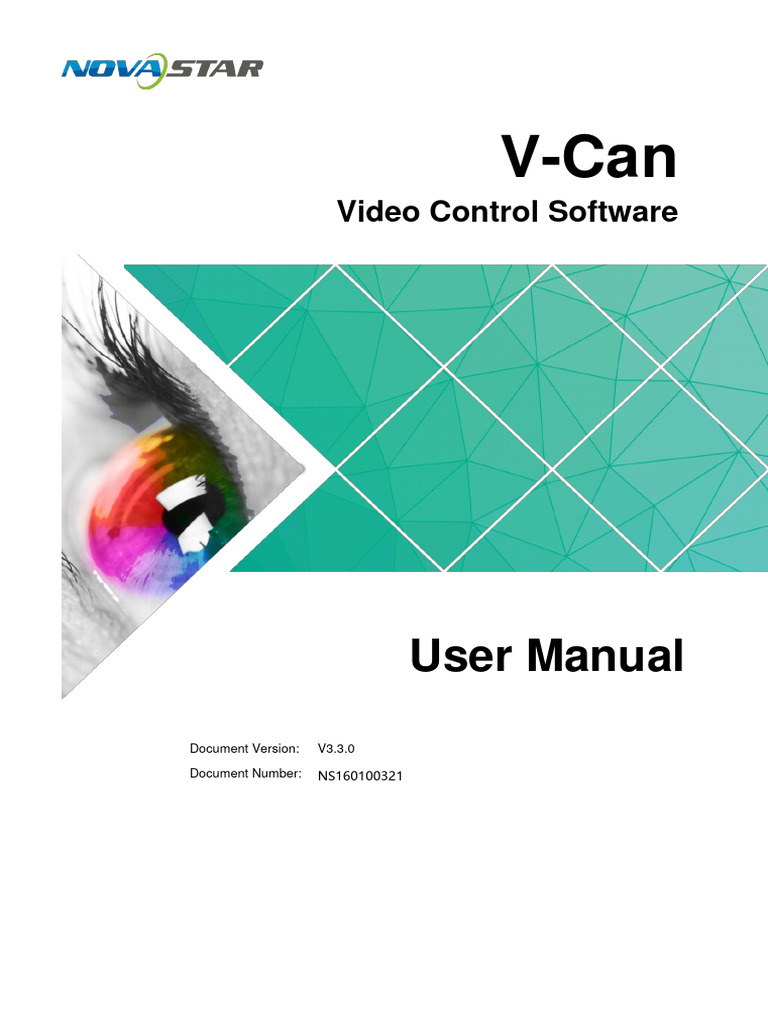 V Can User Manual V3.3 | PDF | Display Resolution | Parameter (Computer Programming)