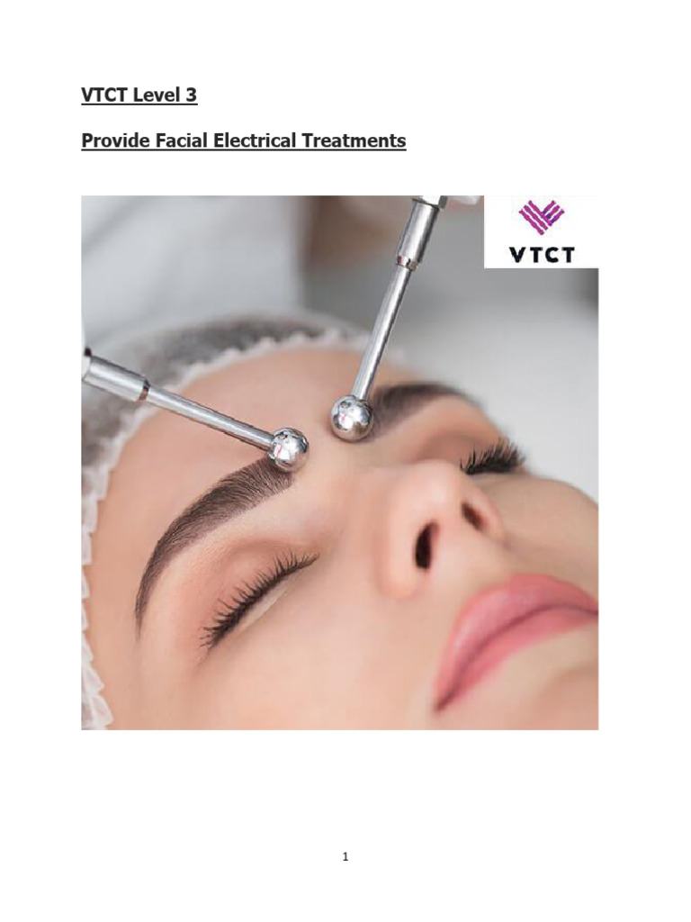 BA-VTCT-Level-3-Facial-Electrotherapy-Manual-1 | PDF | Personal ...