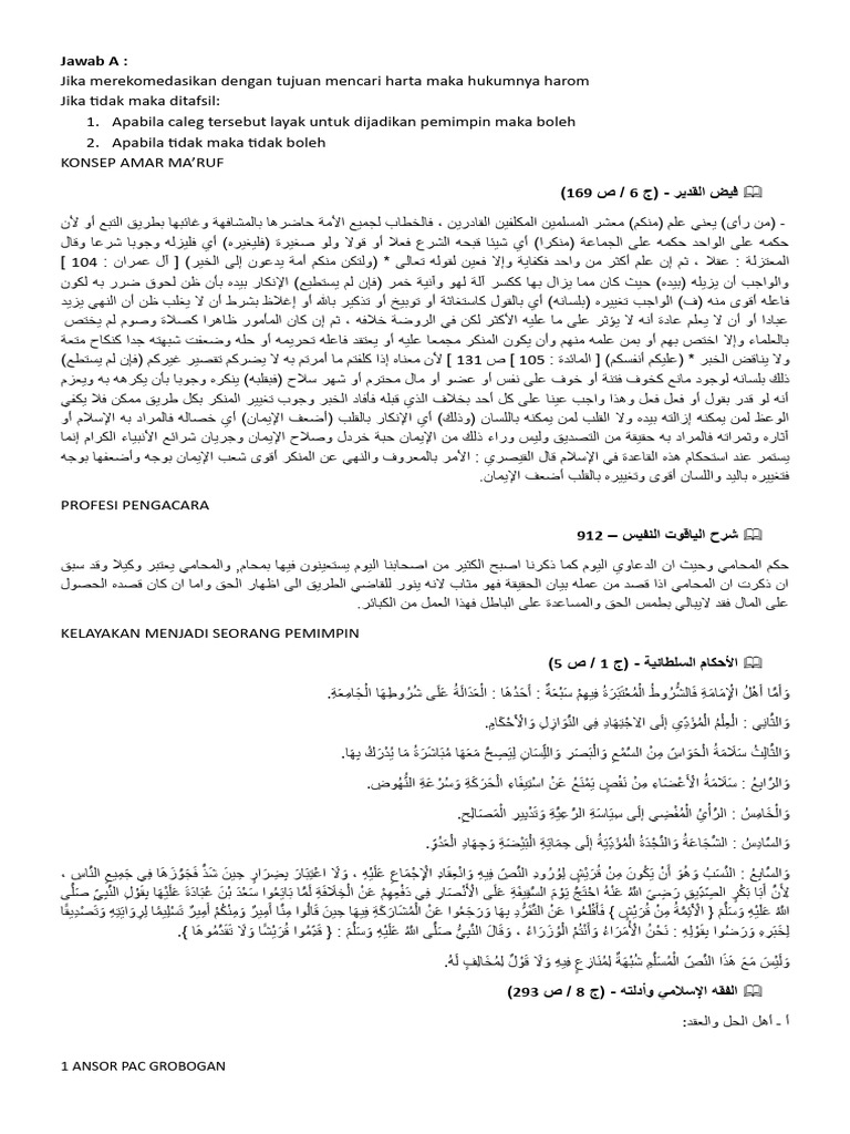 PC NU Grobogan Bahtsu Klambu | PDF