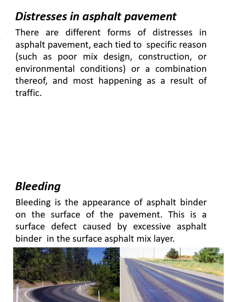 Asphalt Pavement Distress Types | PDF | Road Surface | Fracture