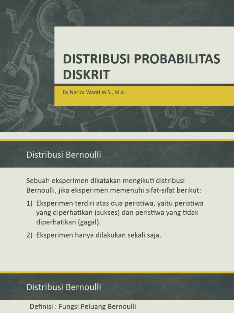 Distribusi Diskrit Dan Kontinu | PDF