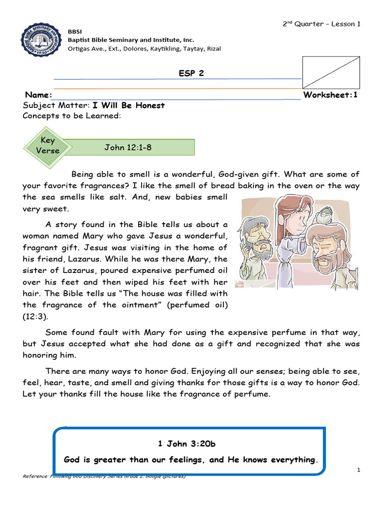ESP - Lesson 1 | PDF